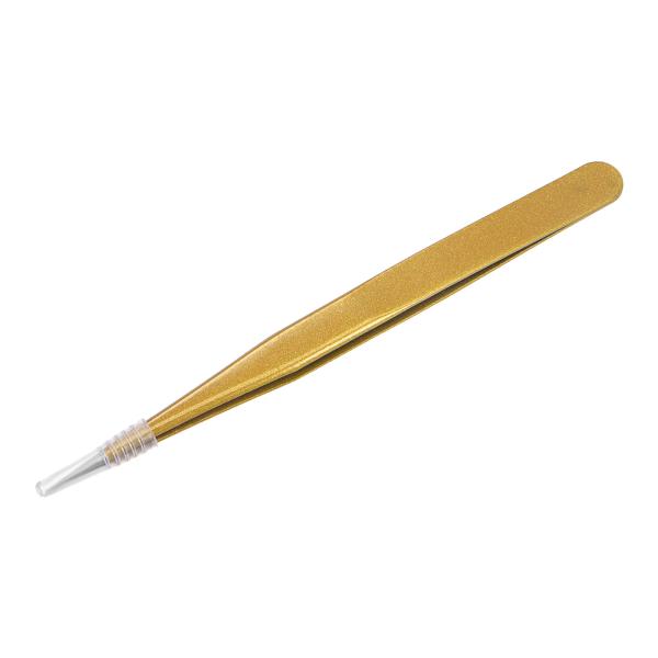 【本商品は海外出荷】お届けは通常20-30日を頂いております。[特徴]: 材質：ステンレス鋼; 幅：10 mm; カラー：ゴールデンブラウン; 長さ：135 mm[素材]: ピンセットはステンレス鋼でできており、曲がりにくく、耐久性があり、...