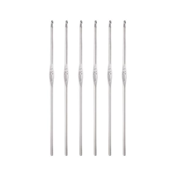 【本商品は海外出荷】お届けは通常20-30日を頂いております。[特徴]:色: シルバートーン;素材：sus304;長さ: 約。123 mm。幅:1.9 mm。[素材]:かぎ針はsus304素材を使用しており、変形しにくく、耐久性があり、長寿...