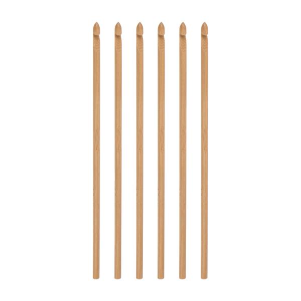 【本商品は海外出荷】お届けは通常20-30日を頂いております。[特徴]:色:バンブーイエロー;素材：竹。長さ:約。150 mm;幅: 4 mm。[素材]:かぎ針は竹でできており、変形しにくく、耐久性があり、長寿命です。[簡単に識別]: 各か...