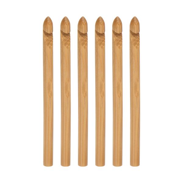 【本商品は海外出荷】お届けは通常20-30日を頂いております。[特徴]:色:バンブーイエロー;素材：竹;長さ:約。150 mm;幅:10 mm。[素材]:かぎ針は竹でできており、変形しにくく、耐久性があり、長寿命です。[簡単に識別]: 各か...