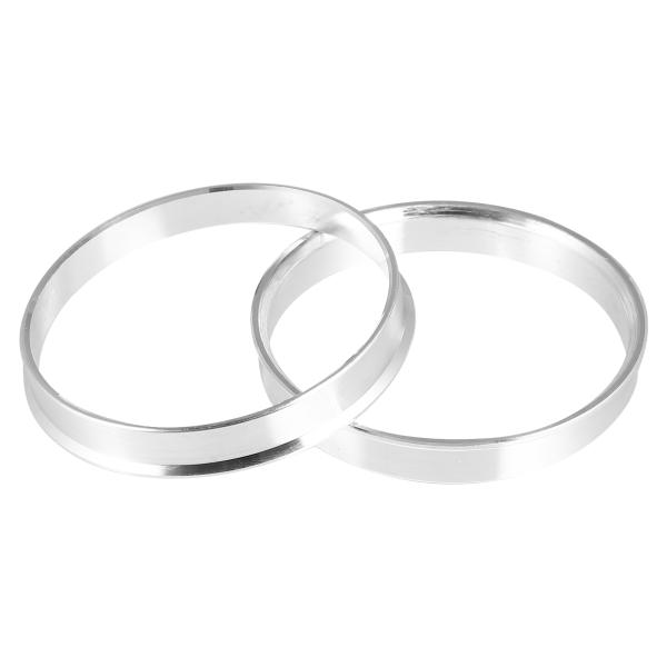 【本商品は海外出荷】お届けは通常20-30日を頂いております。2個のアルミニウム合金ハブセントリックリング。マイナーホイールとハブの寸法を修正するように設計されています。センターボア67.1 mm（外径 = 67.1 mm、内径 = 63....