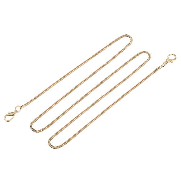 【本商品は海外出荷】お届けは通常20-30日を頂いております。[サイズ]-バッグに合わせやすいサイズのチェーンストラップです。チェーンの長さは1100 mm、チェーンの幅は3 mm、重量は23gです。[材質]-肉厚で強度が高く、硬度が高く、...