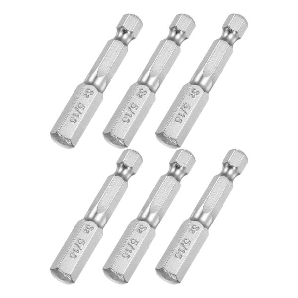 【本商品は海外出荷】お届けは通常20-30日を頂いております。[サイズ] - 8mm六角ヘッド、全長50mm。[素材] - S2鋼材でできており、耐摩耗性と耐久性があり、産業用途に適しています。[磁性] - 磁気ビットチップは、取り付け前と...