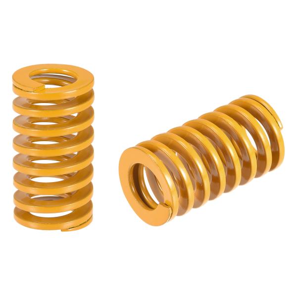 【本商品は海外出荷】お届けは通常20-30日を頂いております。穴径（外径）：20mm; 内径（公差+ 0.5mm）：11mm; 自由長：35mm(+/- 2mm); 最大圧縮率：50%; 最大負荷：314Nカラー：イエロー; 負荷タイプ：軽...
