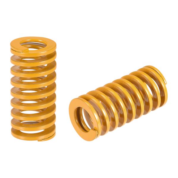 【本商品は海外出荷】お届けは通常20-30日を頂いております。穴径（外径）：20mm; 内径（公差+ 0.5mm）：11mm; 自由長：40mm(+/- 2mm); 最大圧縮率：50%; 最大負荷：314Nカラー：イエロー; 負荷タイプ：軽...