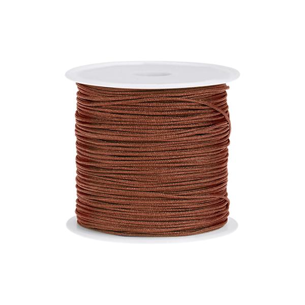 【本商品は海外出荷】お届けは通常20-30日を頂いております。仕様 - カラー：ブラウン, 素材：ナイロン, 直径：0.8mm, 長さ：45m素材 - 紐はナイロン製で、十分な剛性と耐久性を備えています。プラスチック製のスプールが付属してお...