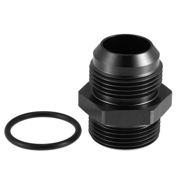 【本商品は海外出荷】お届けは通常20-30日を頂いております。品質：耐久性があり長寿命の高質量アルミニウム合金製。仕様：サイズ：-16AN フレア - 16AN Oリング 素材： アルミニウム合金, カラー：ブラックユニバーサル備品：オイル...