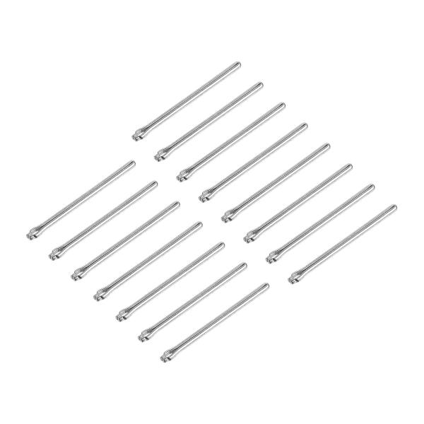 【本商品は海外出荷】お届けは通常20-30日を頂いております。全長: 18mm; コッターピン径: 1mm; 15 x 時計バンドリンクコッターピン時計のコッターピンは、ステンレス鋼の素材で作られております。耐久性があり、錆びにくく、持ち運...