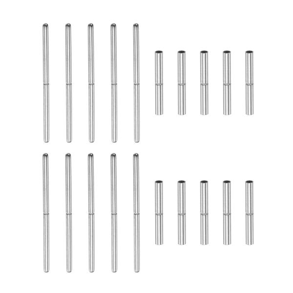 【本商品は海外出荷】お届けは通常20-30日を頂いております。サイズ - 時計管の長さ:10mm; 時計ピンの長さ:17mm; 時計ピンの直径:0.9mm; 時計管の直径:1.2mm素材 - ステンレス鋼製で、丈夫で耐久性があり、さびや腐食...