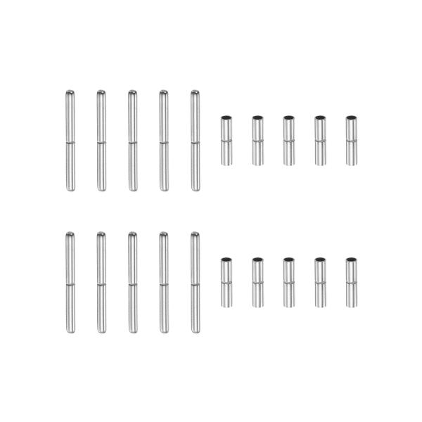 【本商品は海外出荷】お届けは通常20-30日を頂いております。サイズ - 時計管の長さ:6mm; 時計ピンの長さ:12mm; 時計ピンの直径:1mm; 時計管の直径:1.3 mm素材 - ステンレス鋼製で、丈夫で耐久性があり、さびや腐食に強...