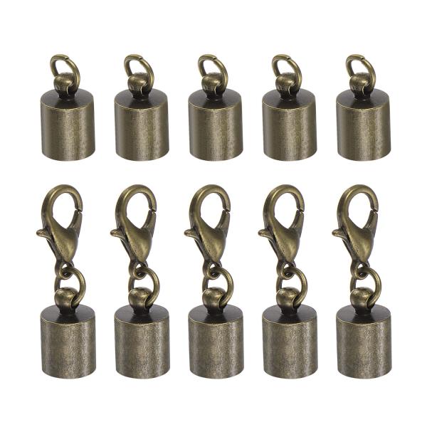 【本商品は海外出荷】お届けは通常20-30日を頂いております。サイズ - 長さ：7.5mm；外径：7mm；内径：6.5mm素材 - 鋳鉄製で、強くて耐久性があり、明るく軽い外観と滑らかな表面を備えています。使用法 - コードの端の下部に接着...