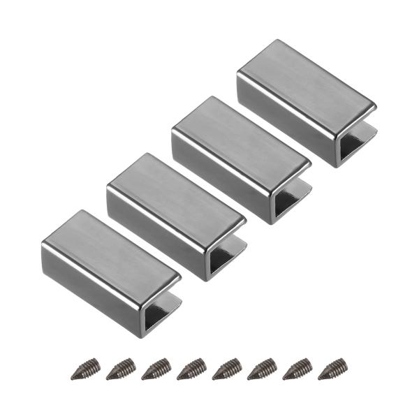 【本商品は海外出荷】お届けは通常20-30日を頂いております。内幅: 4.5 mm;合計サイズ: 19 x 8 x 7 mm(L*W*T); パッケージ内容: 4個 x エンドベルトチップ当社のベルト先端は亜鉛合金素材を使用しており、耐腐食...