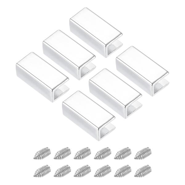 【本商品は海外出荷】お届けは通常20-30日を頂いております。内幅: 4.5 mm;合計サイズ: 19 x 8 x 7 mm(L*W*T); パッケージ内容: 6個 x エンドベルトチップ当社のベルト先端は亜鉛合金素材を使用しており、耐腐食...