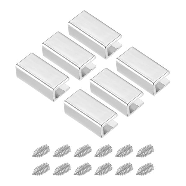 【本商品は海外出荷】お届けは通常20-30日を頂いております。内幅: 4.5 mm;合計サイズ: 19 x 8 x 7 mm(L*W*T); パッケージ内容: 6個 x エンドベルトチップ当社のベルト先端は亜鉛合金素材を使用しており、耐腐食...