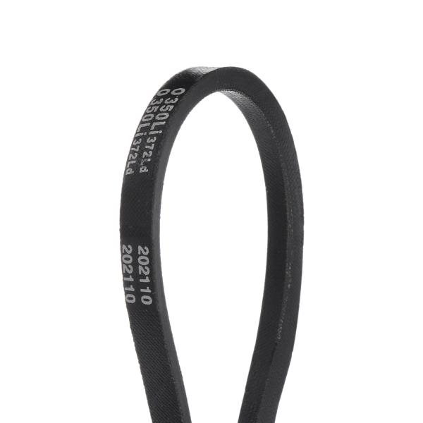 【本商品は海外出荷】お届けは通常20-30日を頂いております。サイズ - ピッチ長さ：350mm; 外囲：385mm; トップ幅：10mm; 厚さ：6mmゴムベルト - ゴムに硬質ポリウレタン製の張設ロープを埋設して強度強化を図ります。クロ...