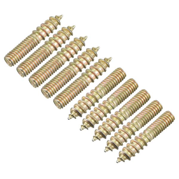 【本商品は海外出荷】お届けは通常20-30日を頂いております。全長: 20 mm;機械ねじ径: M4-0.7; 木ねじ径: 4 mm機械ねじ長さ: 4 mm; パッケージ内容: 24個 x ハンガーボルト材質：ハンガーボルトは炭素鋼製で、カ...