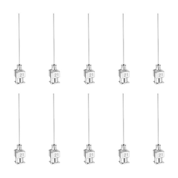 【本商品は海外出荷】お届けは通常20-30日を頂いております。サイズ - 鈍針長さ: 25mm ; コネクタ長さ: 12mm; 全体長さ：37mm; チューブ外径: 0.81mm; チューブ内径: 0.51mm; コネクタ穴径: 4.2mm...