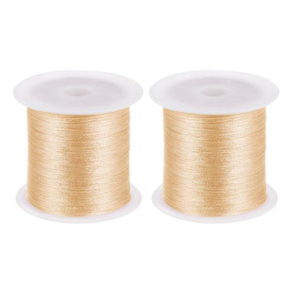 【本商品は海外出荷】お届けは通常20-30日を頂いております。サイズ-直径:0.2 mm、長さ:100 M。素材-弦はいい品質のナイロンサテン製で、十分な剛性と耐久性があります。プラスチック製のスプールが付属しており、絡まったり散らかったり...