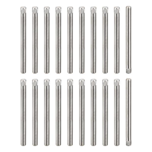 【本商品は海外出荷】お届けは通常20-30日を頂いております。ダウエルピンの直径: 3 mm; ダウエルピンの長さ: 40mm; ローレットサイズ: 3.2x3 mm(D*L); パッケージ内容: 20 x テールロケートダボピンコンポーネ...