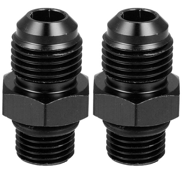 【本商品は海外出荷】お届けは通常20-30日を頂いております。サイズ：AN6オス-M12 x 1.25mmオスフレアユニオン。素材: オスフレアユニオンカプラーは、良質のアルミニウム合金製です。耐久性と強度のためのブラックアルマイト仕上げで...