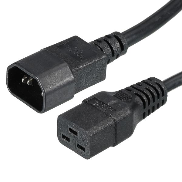 【本商品は海外出荷】お届けは通常20-30日を頂いております。本製品は3芯のPDU電源コードです。そのコネクタはC14オス-C19メスに準拠しており、主に磨耗や欠落した電源コードの交換に使用されます。PC、ノートパソコン、プリンター、スキャ...