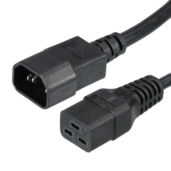 【本商品は海外出荷】お届けは通常20-30日を頂いております。本製品は3芯のPDU電源コードです。そのコネクタはC14オス-C19メスに準拠しており、主に磨耗や欠落した電源コードの交換に使用されます。PC、ノートパソコン、プリンター、スキャ...