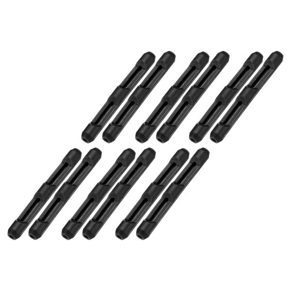 【本商品は海外出荷】お届けは通常20-30日を頂いております。カラー: ブラック; 素材: シリコーンゴム; 内径：3 mm; サイズ: 55 mm x 7 mm(L*W); パッケージリスト: 6ペア眼鏡テンプルエンドヒント手順: 1. ...