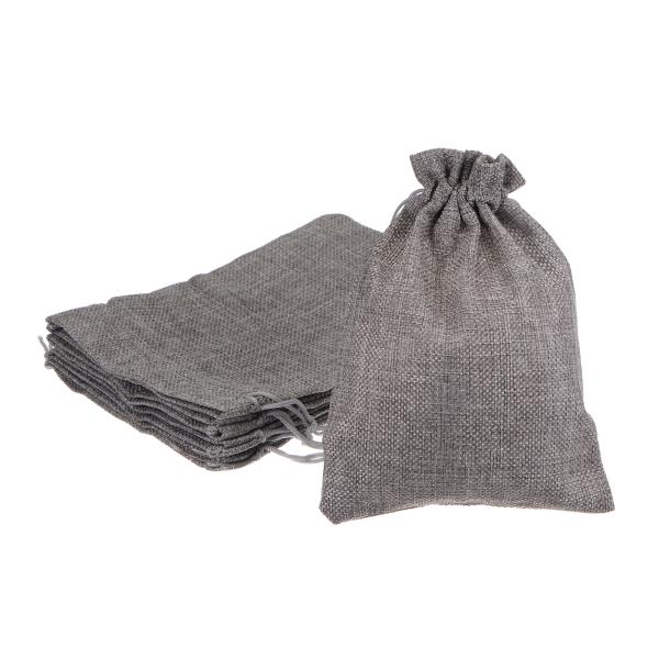 【本商品は海外出荷】お届けは通常20-30日を頂いております。サイズ - 長さ: 15cm、幅: 20cm。素材 - 綿麻混紡素材で、変形やしわになりにくく、吸湿性と通気性に優れています。特徴 - 巾着デザイン、簡単で便利なシール。 カバン...