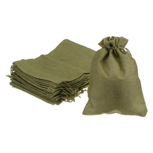 【本商品は海外出荷】お届けは通常20-30日を頂いております。サイズ - 長さ: 13cm、幅: 18cm。素材 - 綿麻混紡素材で、変形やしわになりにくく、吸湿性と通気性に優れています。特徴 - 巾着デザイン、簡単で便利なシール。 カバン...