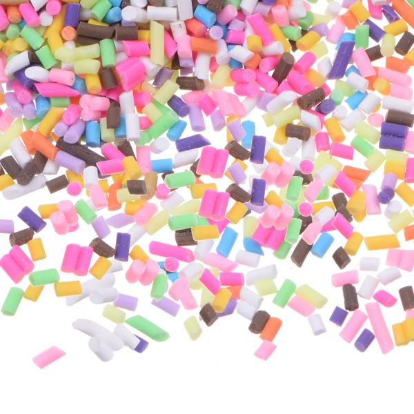 【本商品は海外出荷】お届けは通常20-30日を頂いております。サイズ - カラー: ダークカラフル; 形状：カラムクレイ; サイズ: 3 mm; 重量: 100g材料 - アートスライスは、ゴムのように柔らかい良質のポリマー粘土でできていま...