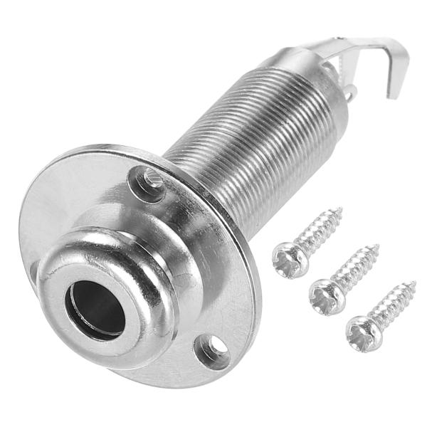 【本商品は海外出荷】お届けは通常20-30日を頂いております。エレクトリックギターのモノラルエンドピン出力ジャックは、非常に重要なギターの代替品です。アコースティックエレクトリックギターとベースに適しています。12 mmプラグ対応エレキギタ...