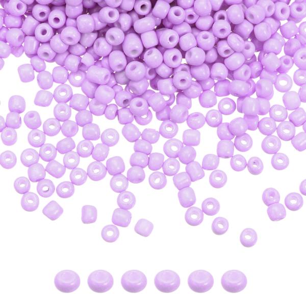 【本商品は海外出荷】お届けは通常20-30日を頂いております。サイズ - カラー: ライトパープル; 高さ: 2.5mm; 直径: 3 mm材料 - ビーズはガラス組成、滑らかな表面、頑丈な耐久性、職人技、軽量で作られています。特徴 - 最...