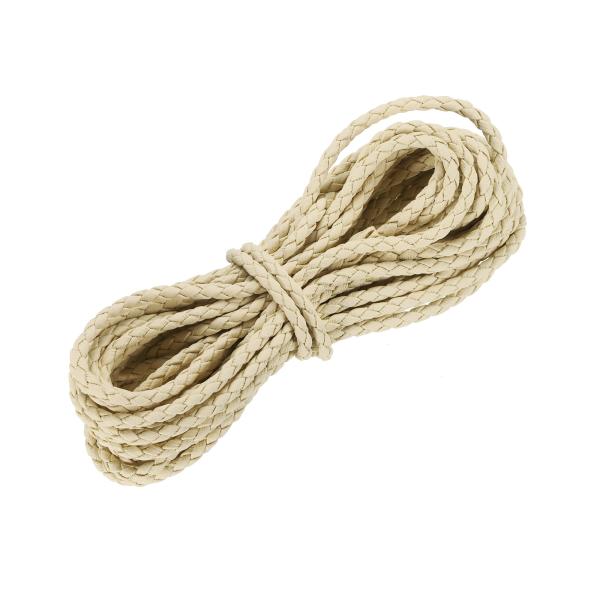 【本商品は海外出荷】お届けは通常20-30日を頂いております。[サイズ] - 直径3 mm、長さ5.47ヤード/5 Mのレザーコードストリング。カット可能で、さまざまなニーズに合わせて任意の長さにカットできます。[ソフト&amp;丈夫な素材...