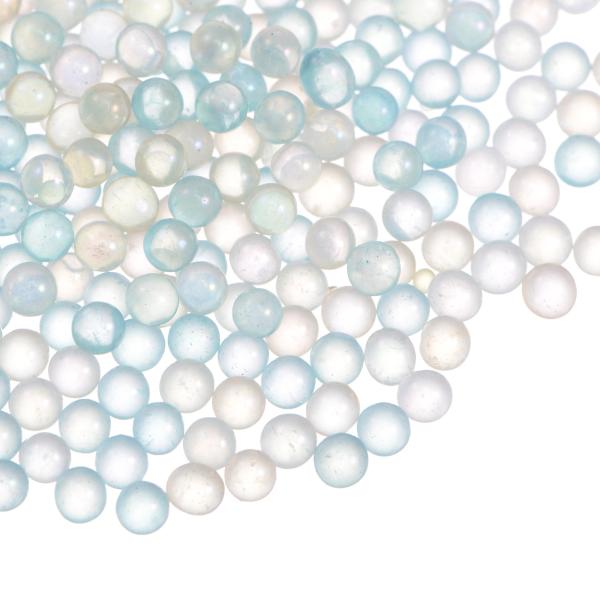 【本商品は海外出荷】お届けは通常20-30日を頂いております。サイズ - 2.5-3 mm。重量: 450g。材料 - ドロップレットバブルビーズは品質の高いガラス製で、安全で無臭ですので、安心してお使いいただけます。樹脂フィラーは表面が滑...
