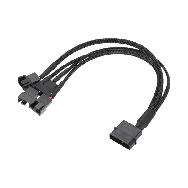 【本商品は海外出荷】お届けは通常20-30日を頂いております。4P IDEから4X 4Pファンコネクター電源分岐ケーブルで、1つのインターフェースで4つのPCファンを駆動させるためのものです。3ピンまたは4ピンのPCファンに対応しています。...