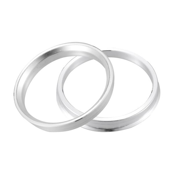 【本商品は海外出荷】お届けは通常20-30日を頂いております。2個 ユニバーサル アルミ合金ハブセンリックリング。内径：(車両ハブサイズ)67.1 mm, 外径：(ホイールボアサイズ)74.1 mm, 厚さ：10 mm, サイズ：74.1x...