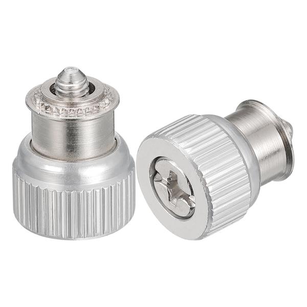 【本商品は海外出荷】お届けは通常20-30日を頂いております。材料：バネネジはアルミニウム製の滑り止めの刻み付きハンドツイストノブ、リベットで留められたより強力な炭素鋼の圧力リベットリテーナー、ステンレス鋼のスプリングとフィリップスヘッドの...