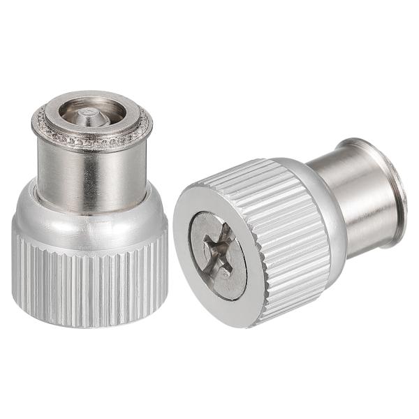 【本商品は海外出荷】お届けは通常20-30日を頂いております。材料：バネネジはアルミニウム製の滑り止めの刻み付きハンドツイストノブ、リベットで留められたより強力な炭素鋼の圧力リベットリテーナー、ステンレス鋼のスプリングとフィリップスヘッドの...