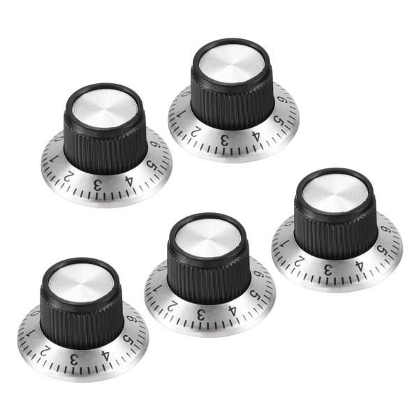 【本商品は海外出荷】お届けは通常20-30日を頂いております。ポテンショメーターノブは、ポテンショメーターに接続するための重要なアクセサリーで、6mmのシャフトに適しており、エレキギター、ベース、オーディオ、アンプ、ボリュームコントロールな...