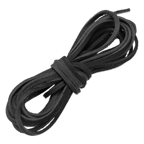 【本商品は海外出荷】お届けは通常20-30日を頂いております。[サイズ] - 幅3 mm、厚さ2 mm、長さ4 Mのレザーコードストリング。カット可能で、さまざまなニーズに合わせて任意の長さにカットできます。[柔らかい&amp;丈夫な素材]...