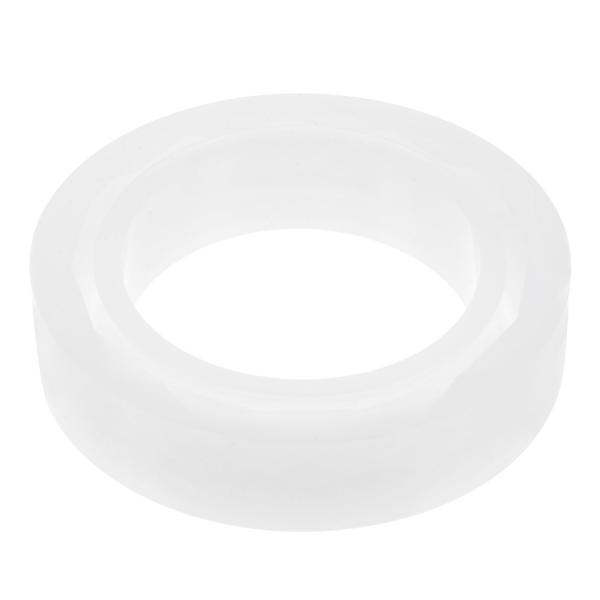 【本商品は海外出荷】お届けは通常20-30日を頂いております。サイズ - 内径: 60 mm; 外径: 91 mm; 高さ: 20 mm; 仕上がりサイズ: 66 mm材料 - バングルリング型はシリコン製で、柔軟で厚みがあり、耐久性があり...