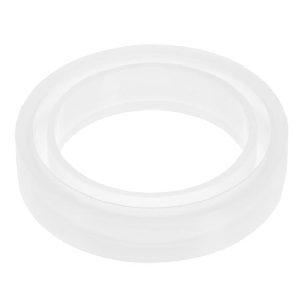 【本商品は海外出荷】お届けは通常20-30日を頂いております。サイズ - 内径: 54 mm; 外径: 74 mm; 高さ: 15 mm; 仕上がりサイズ: 58 mm材料 - バングルリング型はシリコン製で、柔軟で厚みがあり、耐久性があり...