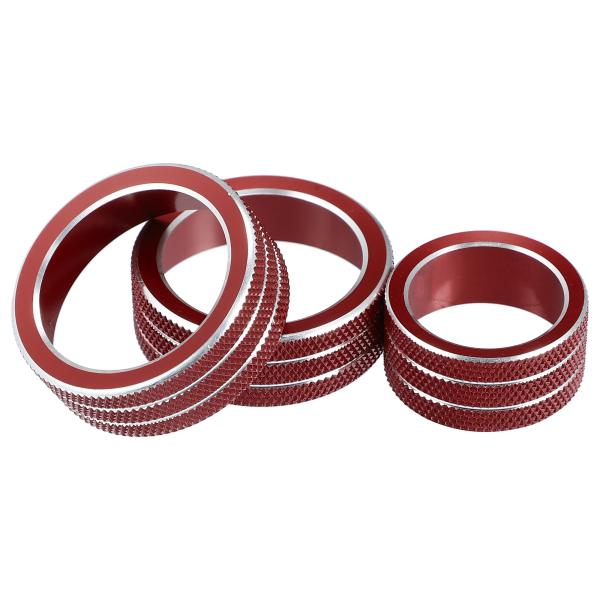 【本商品は海外出荷】お届けは通常20-30日を頂いております。交換 - Chevyに対応 Malibuに対応 2017-2022に対応。元の車のスイッチノブに直接取り付けます。素材 - 車のコンソールACオーディオボリュームノブリングカバー...