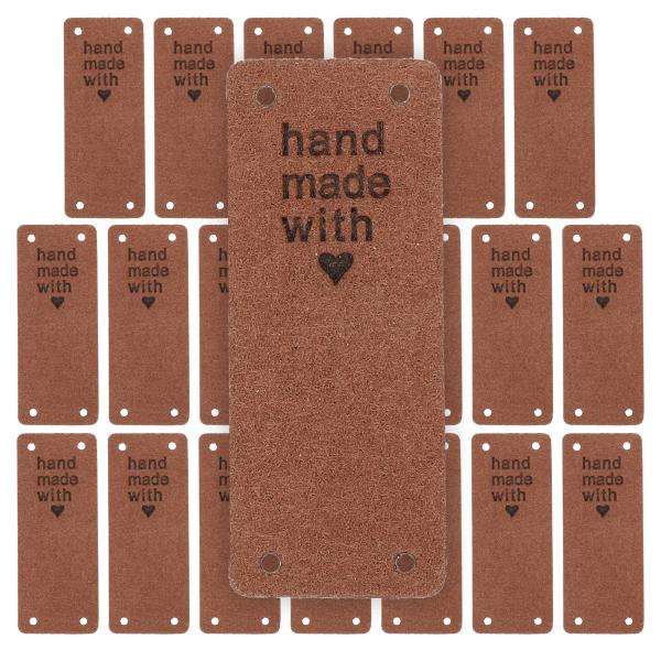 【本商品は海外出荷】お届けは通常20-30日を頂いております。ハンドメイドレザーラベルエンボスタグは、さまざまなDIYの目的で広く使用されており、衣類の装飾、衣類のタグ、編み物、ギフト、カード、手工芸品、縫製ジーンズ、靴下、帽子、バッグ、財...