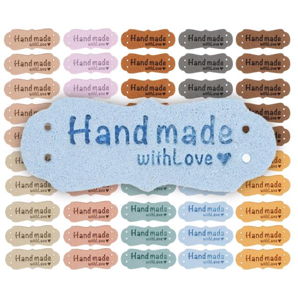 【本商品は海外出荷】お届けは通常20-30日を頂いております。ラブをこめて手作りされたレザーラベルエンボスタグは、衣類の装飾、衣類のタグ、編み物、ギフト、カード、手工芸品、縫製ジーンズ、靴下、帽子、バッグ、財布、ハンドバッグなど、さまざまな...