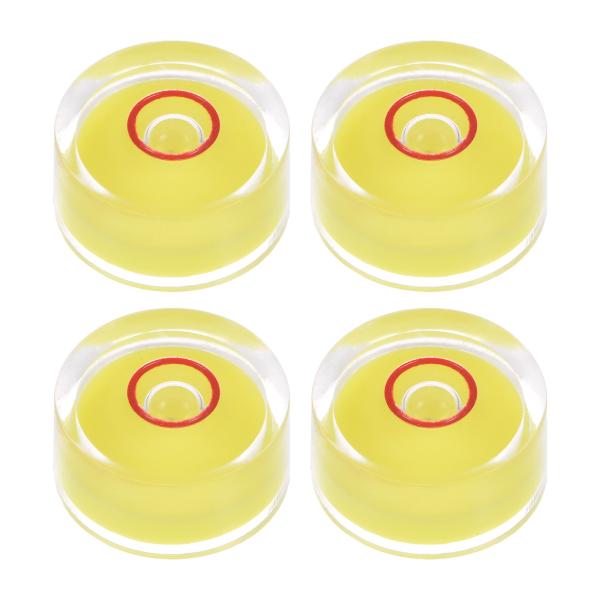 【本商品は海外出荷】お届けは通常20-30日を頂いております。サイズ - 18 mm直径と9 mm厚さ小さなスピリットバブルレベル。材料 - ユニバーサルレベリングレイアウトツール、PMMAおよびABSプラスチック製のケーシング、耐久性があ...