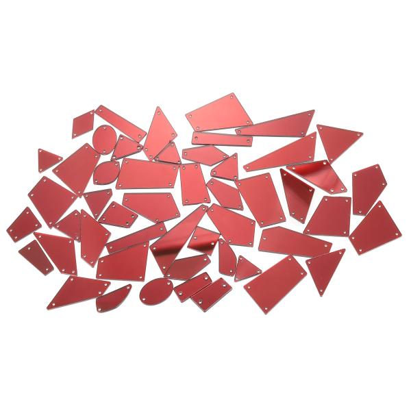 【本商品は海外出荷】お届けは通常20-30日を頂いております。平らなアクリルミラーピースビーズには穴があり、しっかりと縫い付けることができ、すべてのDIY縫い付けやクラフトプロジェクトに適しています。DIYの服、靴、バッグ、イブニングドレス...