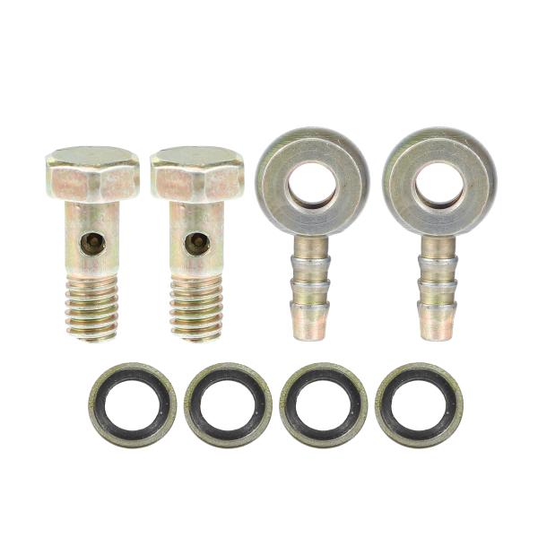 【本商品は海外出荷】お届けは通常20-30日を頂いております。交換用-6 mmスレッド六角ヘッド、4個の6 mm銅スペーサー付き機能-エンジンシステム継手用に設計されています。サイズ - バンジョーボルト内径6 mmに適合します。ブレーキシ...