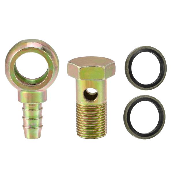 【本商品は海外出荷】お届けは通常20-30日を頂いております。2個の18mm銅スペーサー付きの18mmネジ六角頭に適合機能：エンジンシステムフィッティング用に設計されています。サイズ：バンジョーボルト内径18mmに適合。ブレーキシステム、空...