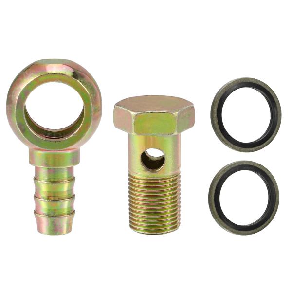 【本商品は海外出荷】お届けは通常20-30日を頂いております。2個の18mm銅スペーサー付きの18mmネジ六角頭に適合機能：エンジンシステムフィッティング用に設計されています。サイズ：バンジョーボルト内径18mmに適合。ブレーキシステム、空...